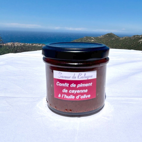 Confit de piment de Cayenne à l’huile d’olive